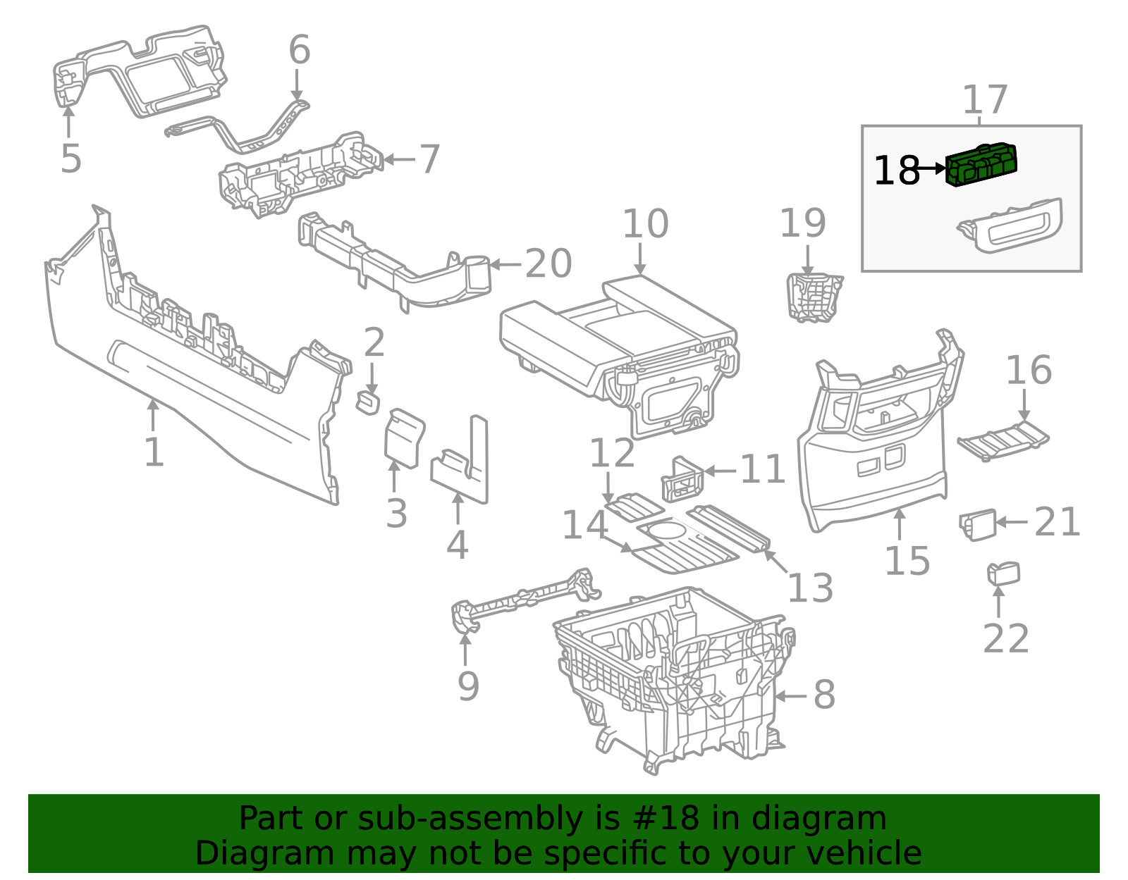 2022-2025 Toyota 2022-2024 Toyota - Seat Heat Switch 84752-0C010 ...