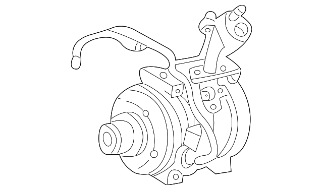 2001-2006 Toyota Highlander A/C Compressor 88320-48060 | Toyota Parts ...