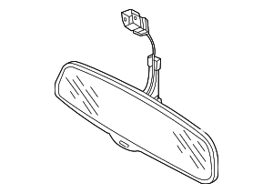 2013-2017 Audi Mirror Inside 8T0-857-511-AF-DK1 | Audi OEM Parts Guy