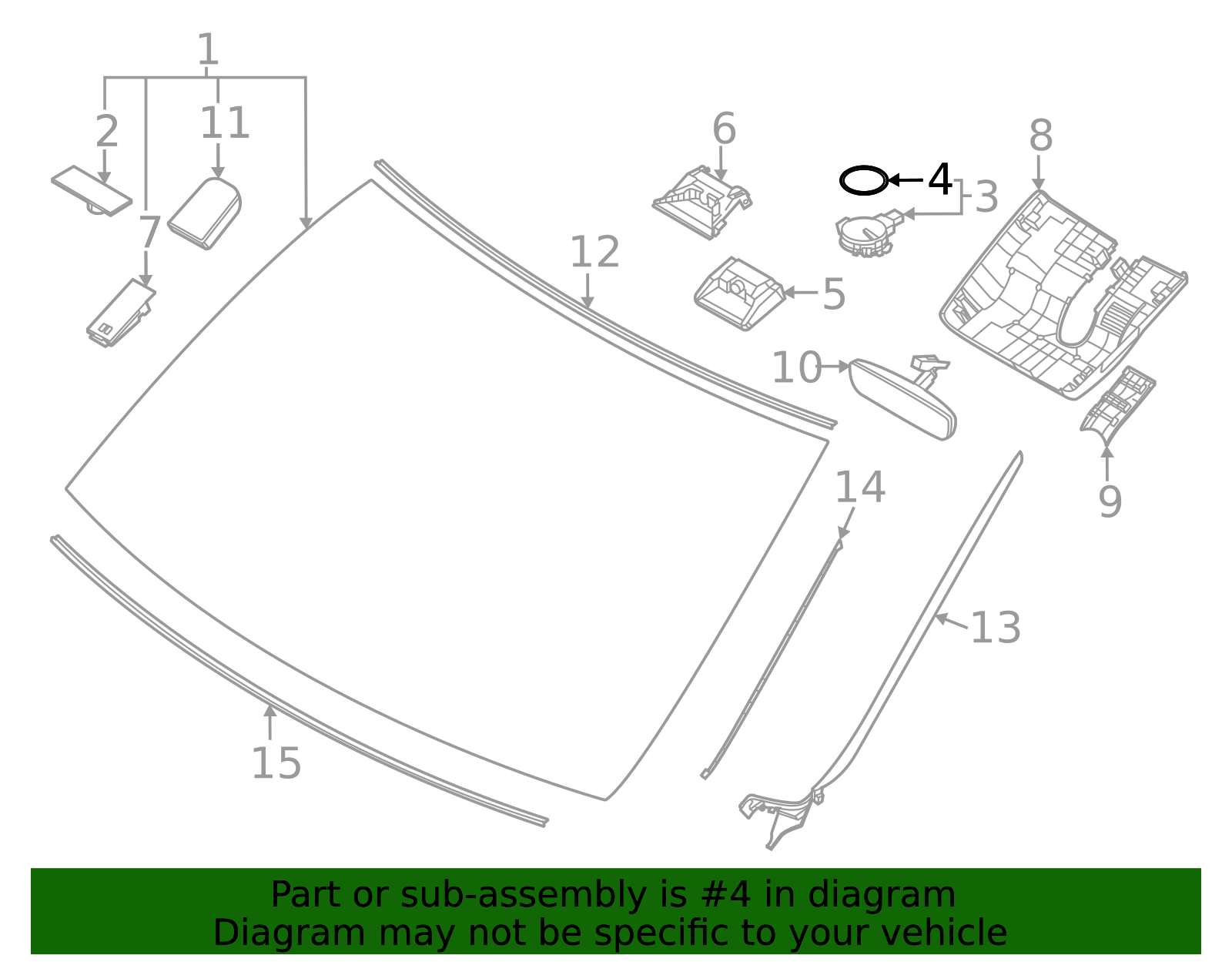2020-2025 Hyundai Rain Sensor Pad 96001-A2000 | OEM Parts Online