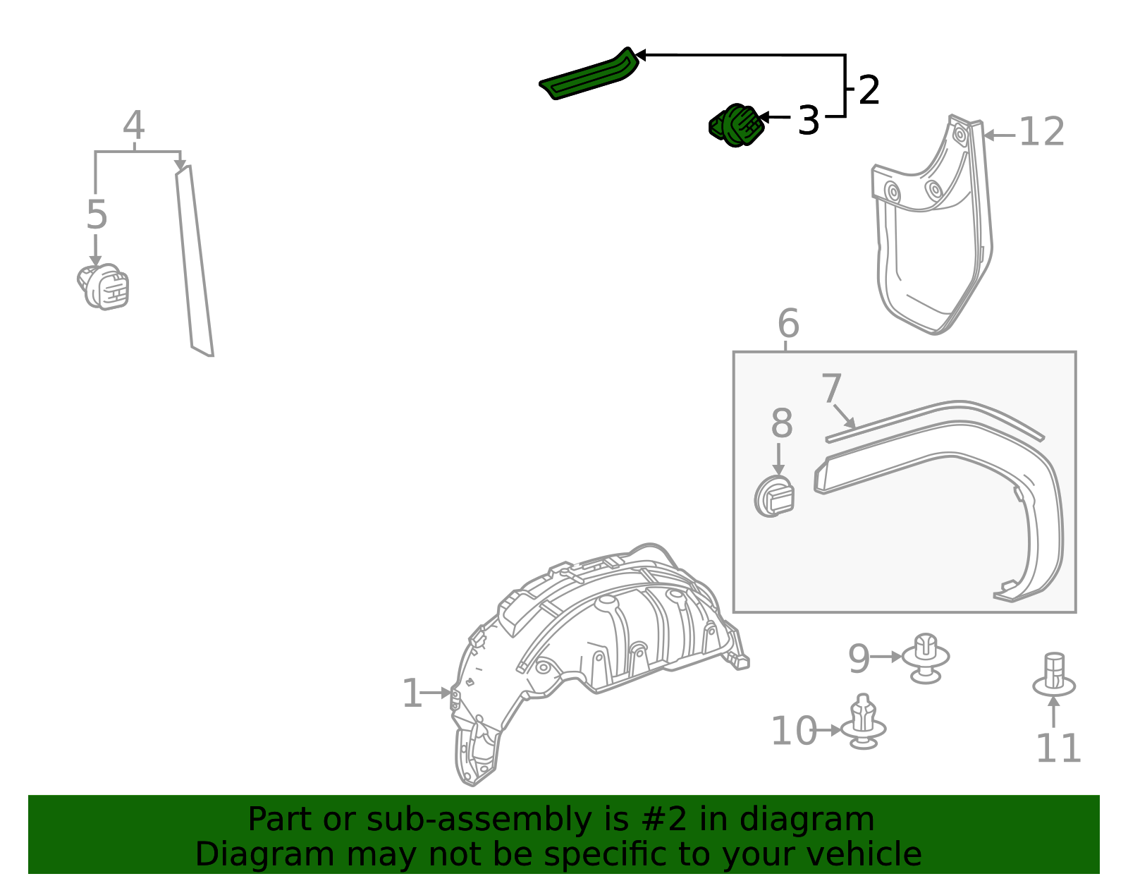 62791-60050 - 2024 Toyota Land Cruiser - Upper Molding | Nucar Toyota Parts