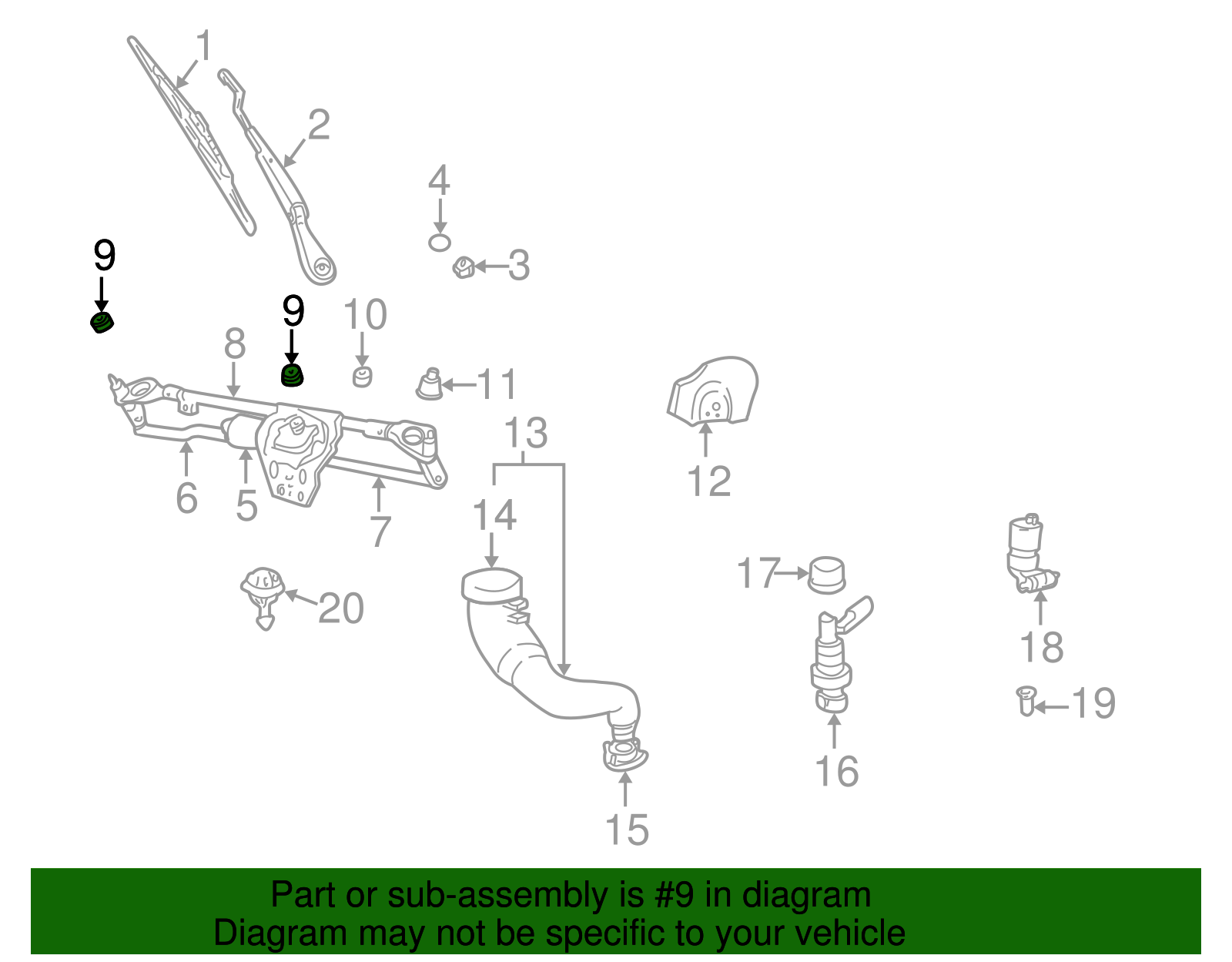 Genuine Frame Bushing for 1994-2003 Saab | Part# 30550869 | Over 30% ...
