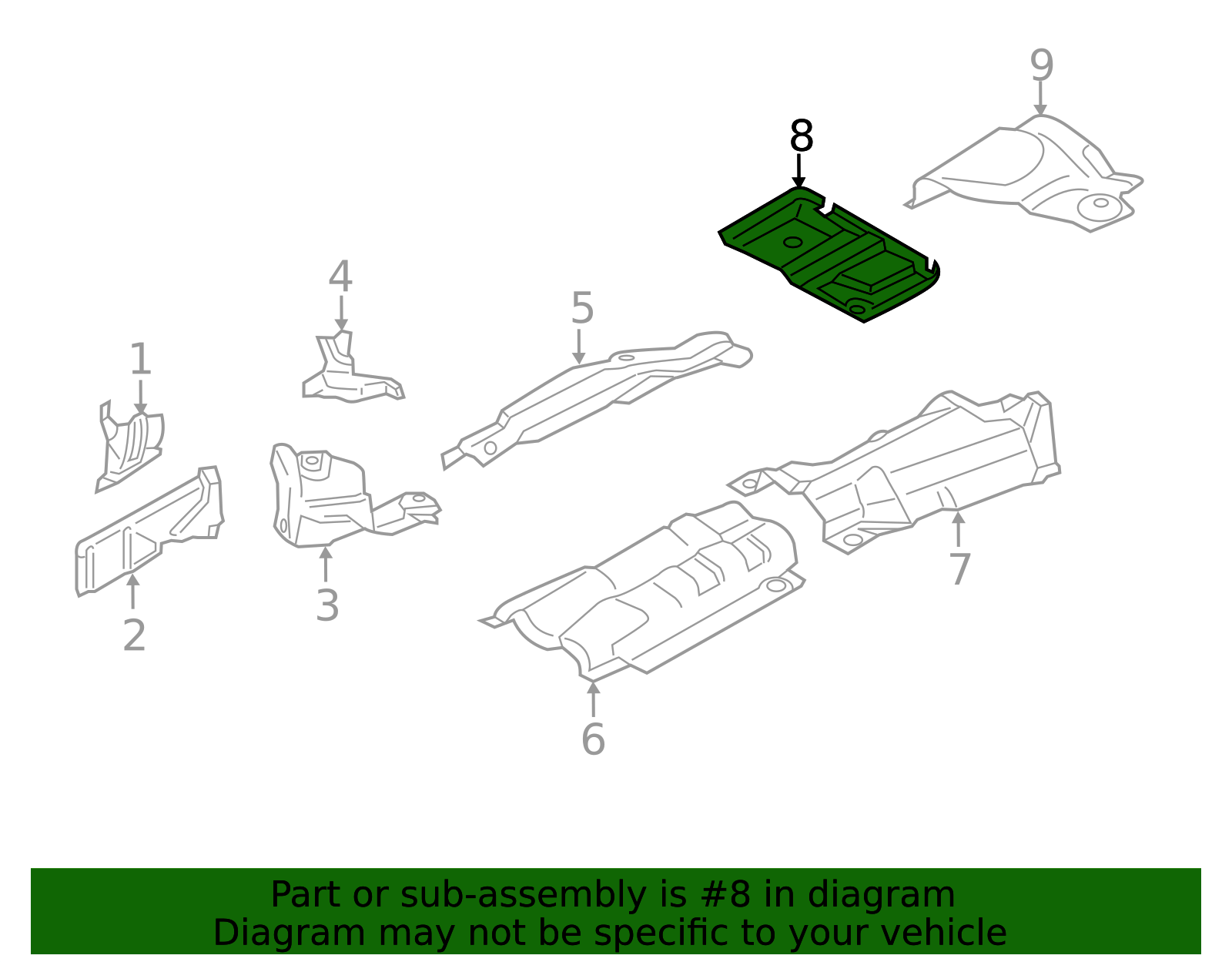 51-48-7-140-985 - Heat Shield 2013-2015 BMW X1 | BMW Auto Parts Warehouse
