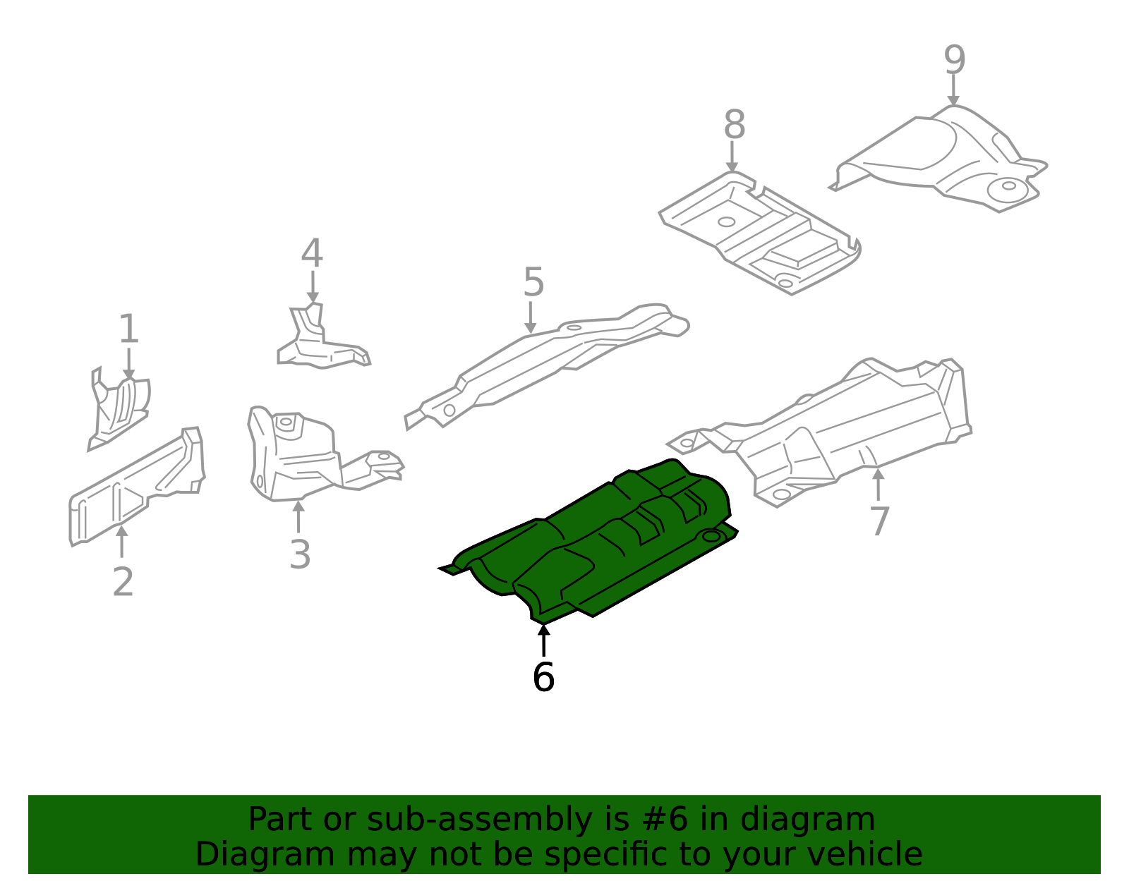 51-48-7-059-360 - Heat Shield 2013-2015 BMW X1 | BMW Auto Parts Warehouse