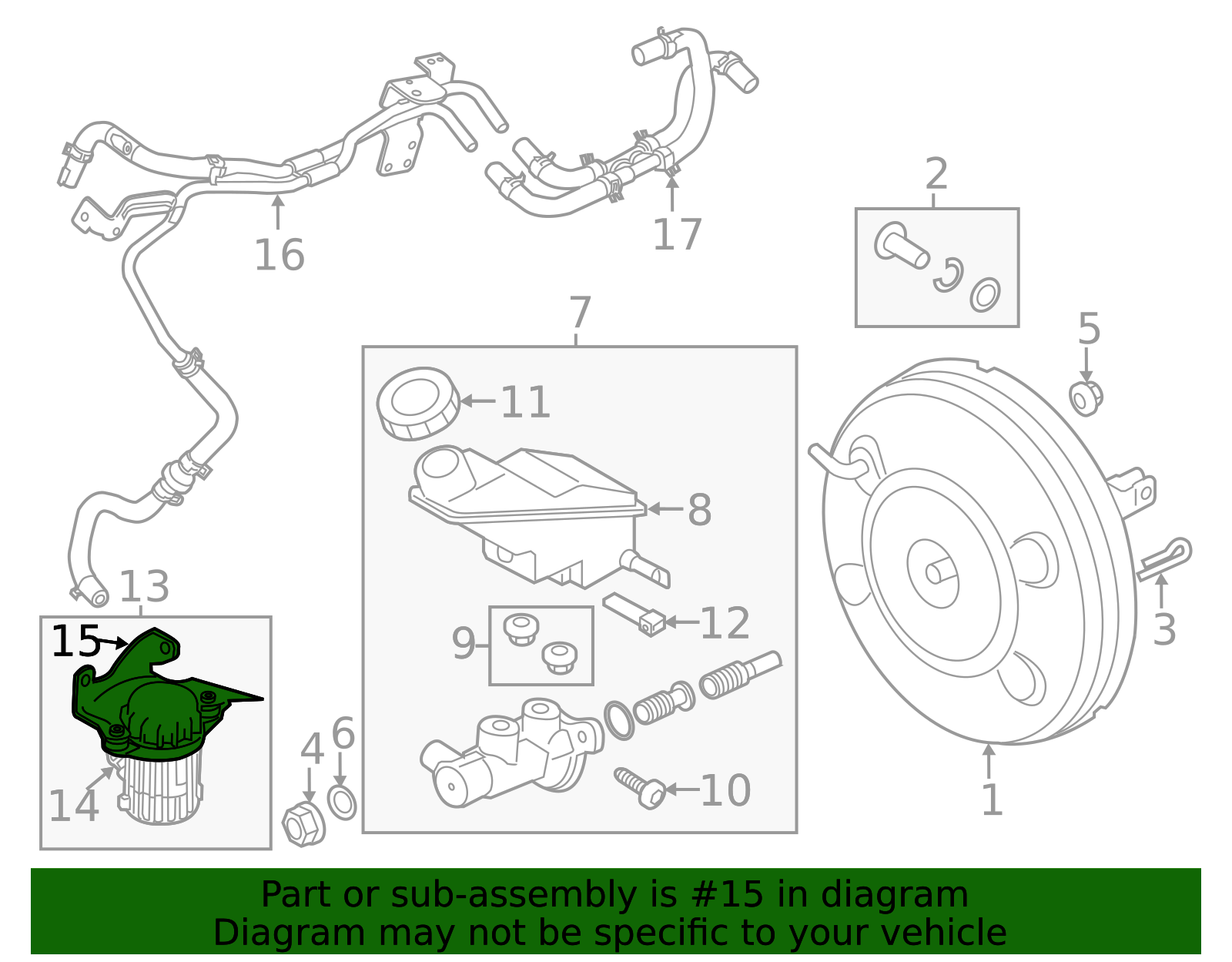 59260-4Z000 - High-Quality Power Brake Booster Vacuum Pump Bracket for ...