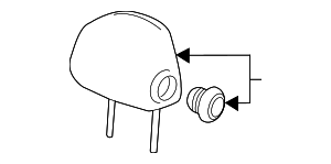 2014-2020 Chevrolet Impala Titanium Front Seat Head Restraint 84272701 ...