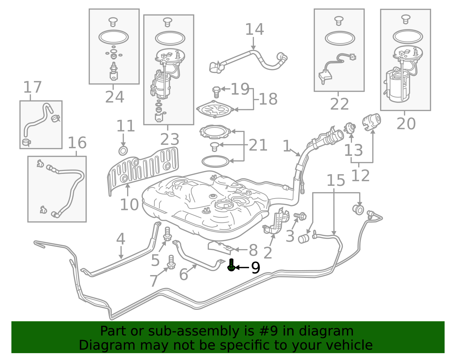 OEM 2018-2024 Honda Odyssey Protector Bolt 90671-SB2-003 | Honda ...