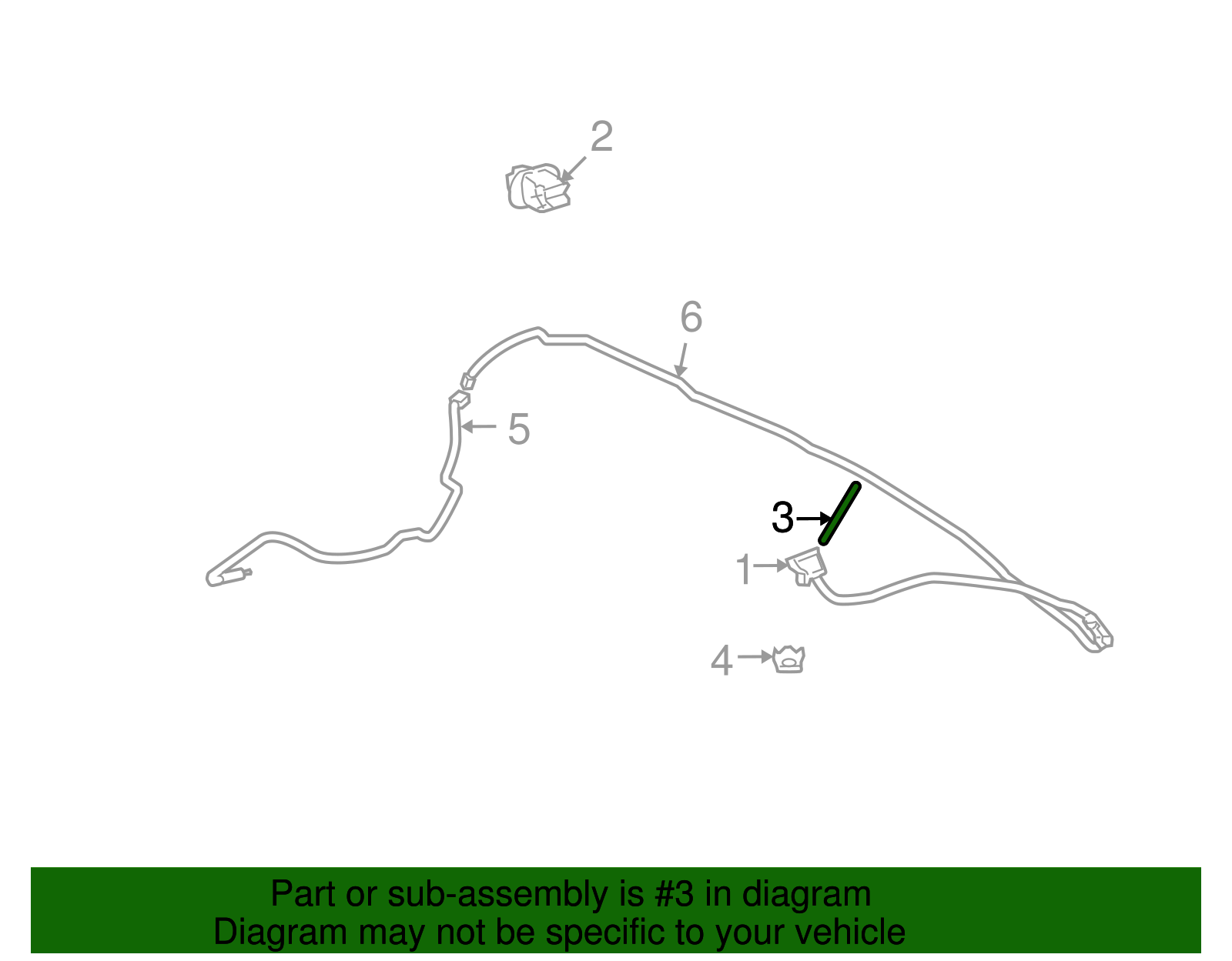 2012-2014 Scion xD Antenna Mast 86309-68020 | OEM Parts Online