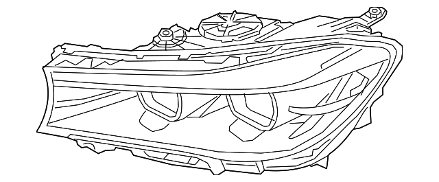 63117408705 - 2016-2019 BMW Composite Headlamp (63-11-7-408-705) | BMW ...