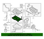 2015-2020 Hyundai Valve Cover Gasket 22441-2GGB0 | OEM Parts Online