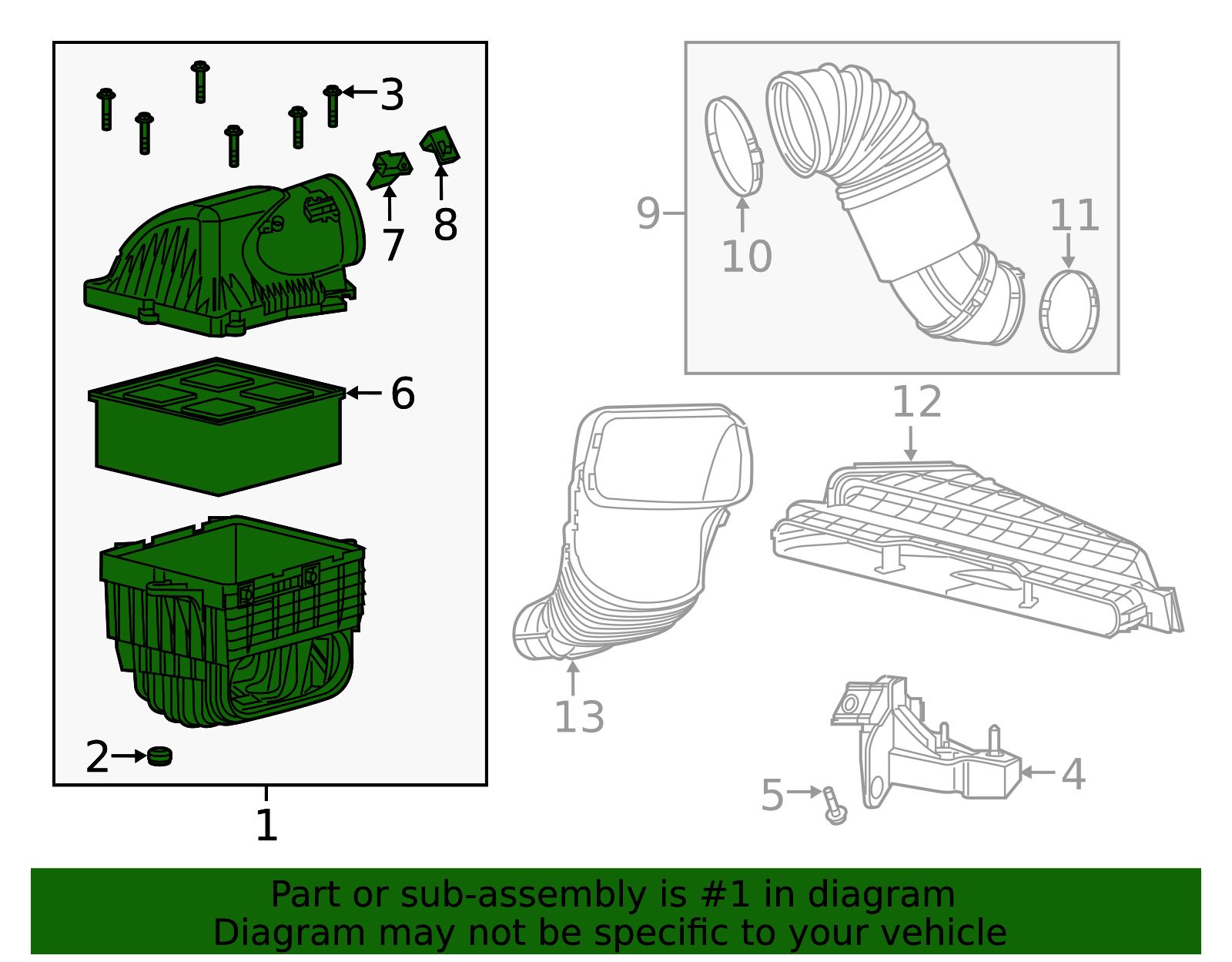2019-2024 Ram Air Cleaner Assembly 68321026AE | Mopar Parts Canada
