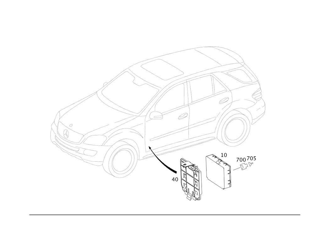 164-900-29-01 - Control Unit 2002-2012 Mercedes-Benz | Mercedes-Benz ...