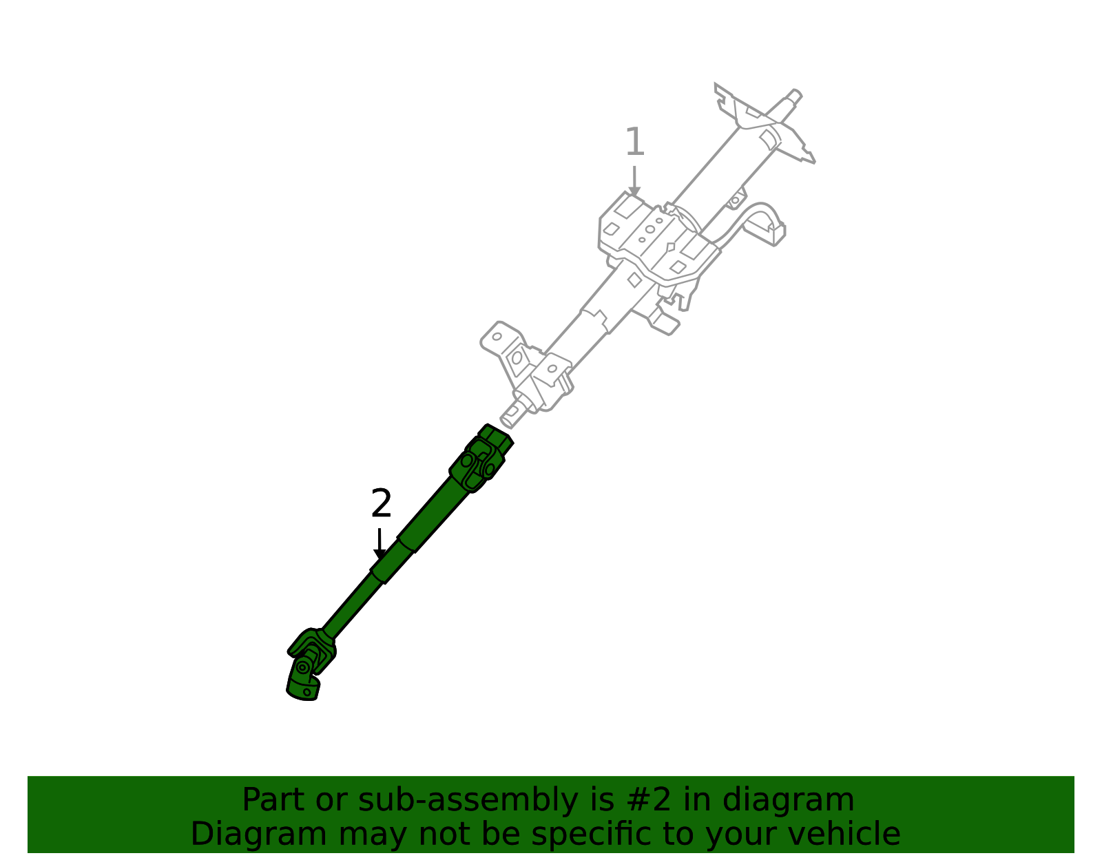 2006-2011 Hyundai Accent Intermediate Shaft 56370-1E500 | OEM Parts Online