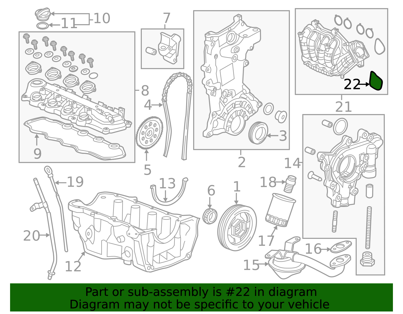 17107-RW0-A01 - Gasket 2012-2015 Honda Civic | Honda Parts Online