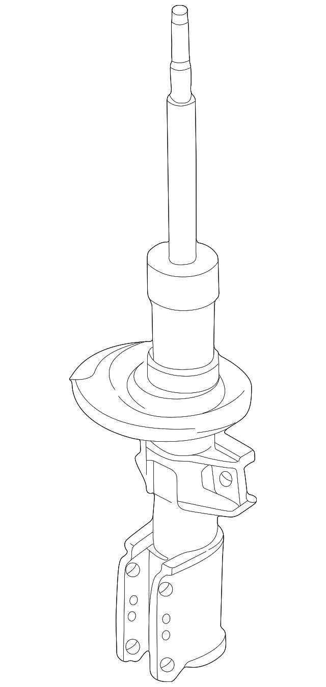 2010-2014 Volvo XC90 Suspension Strut 31277877 | OEM Parts Online