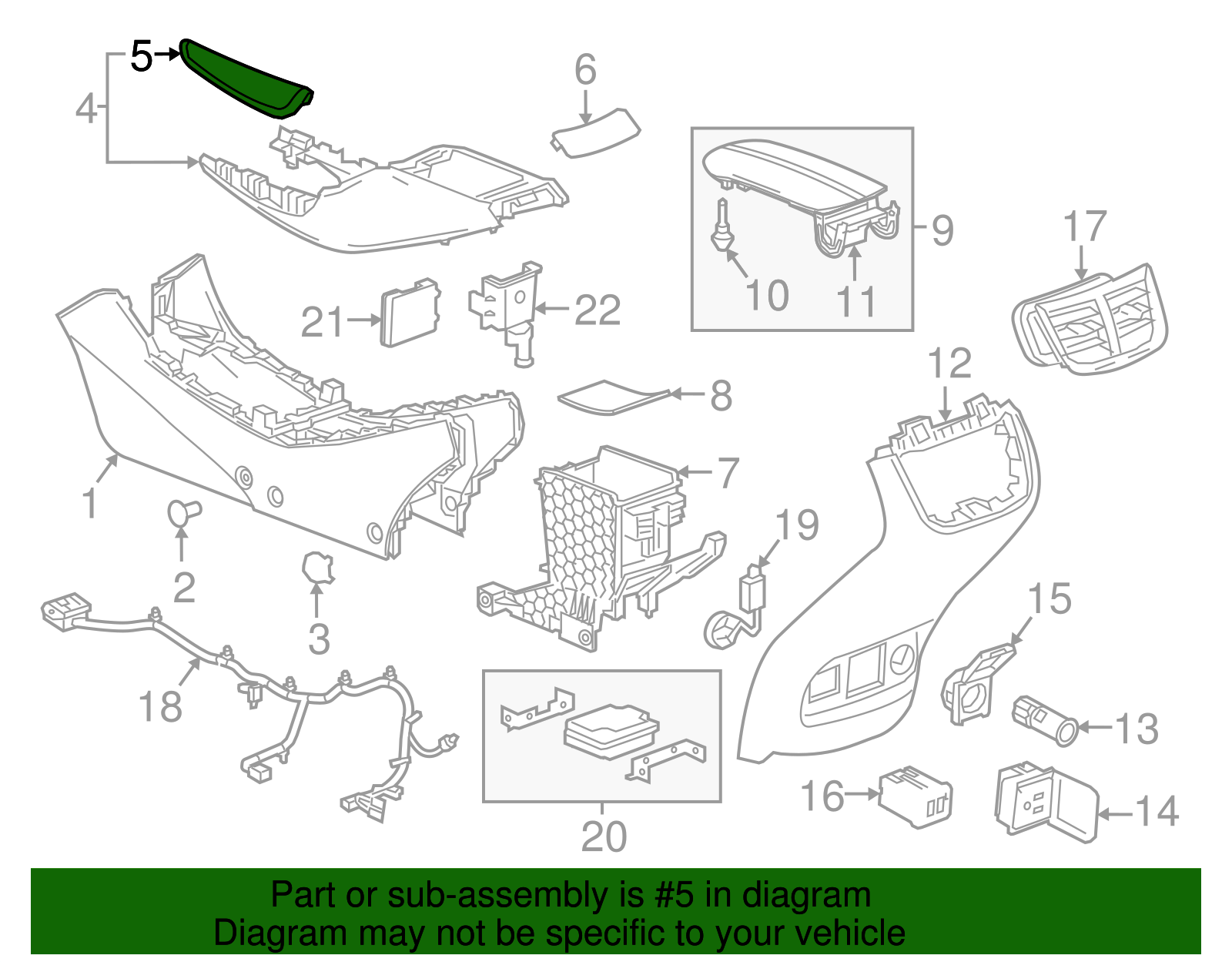 2019-2025 Chevrolet Malibu Applique 84163329 | Capital Chevy Parts
