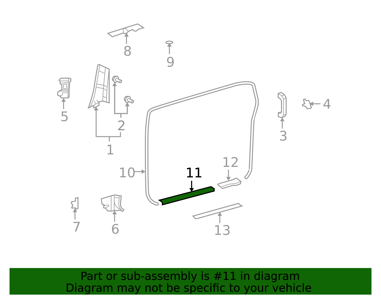 Door Sill Plate 67913-35042-B0 - Genuine Toyota Protection | AutoNation ...