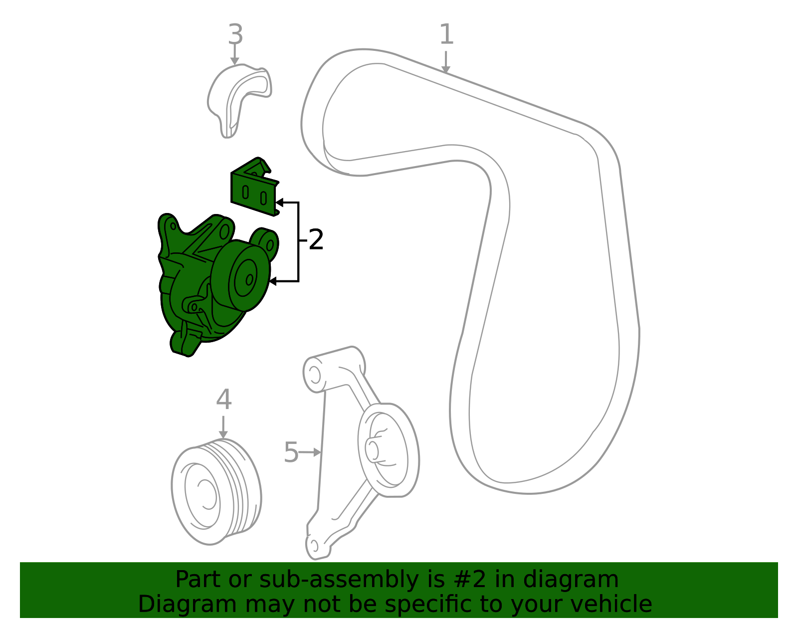 16620-28050 - High-Quality Serpentine Tensioner for 2007-2011 Toyota ...
