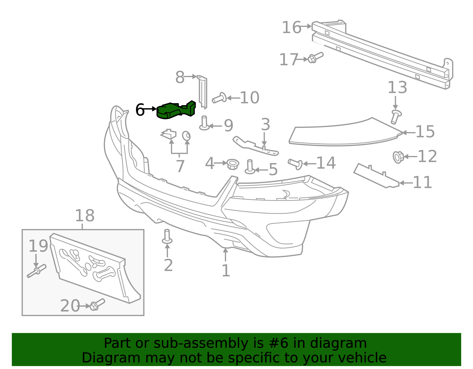 2017-2022 Chevrolet Colorado Passenger Side Front Bumper Fascia Outer ...