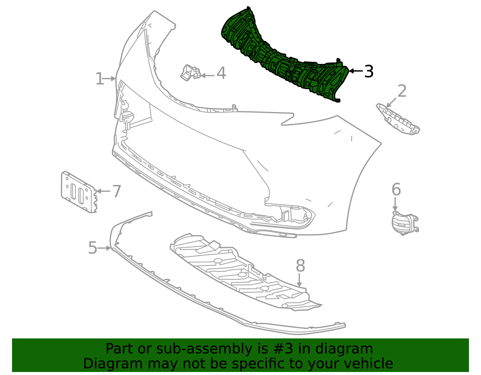 2021-2025 Toyota Sienna 2021-2024 Toyota Sienna - Upper Support 52521 ...