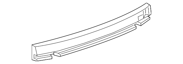 2016-2025 Chevrolet Malibu Rear Bumper Fascia Energy Absorber 84095274 ...