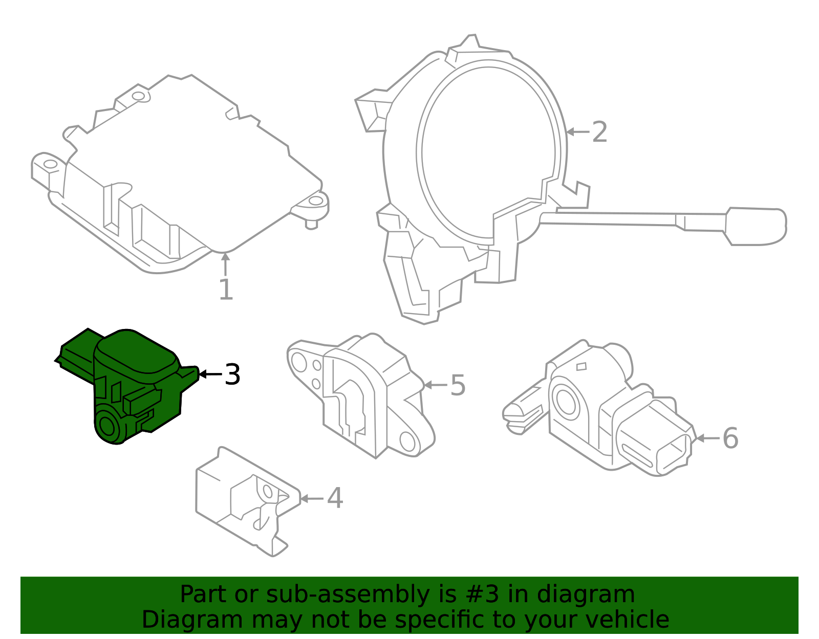 985814ba5a - Nissan Air Bag Impact Sensor Performance Auto Parts