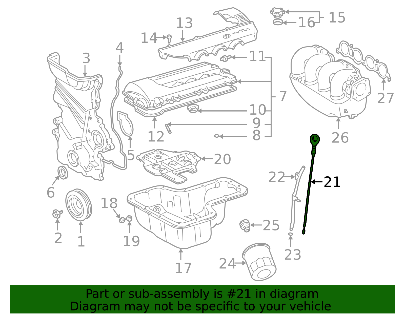2000-2006 Toyota Dipstick 15301-88600 | TRDToyotaparts