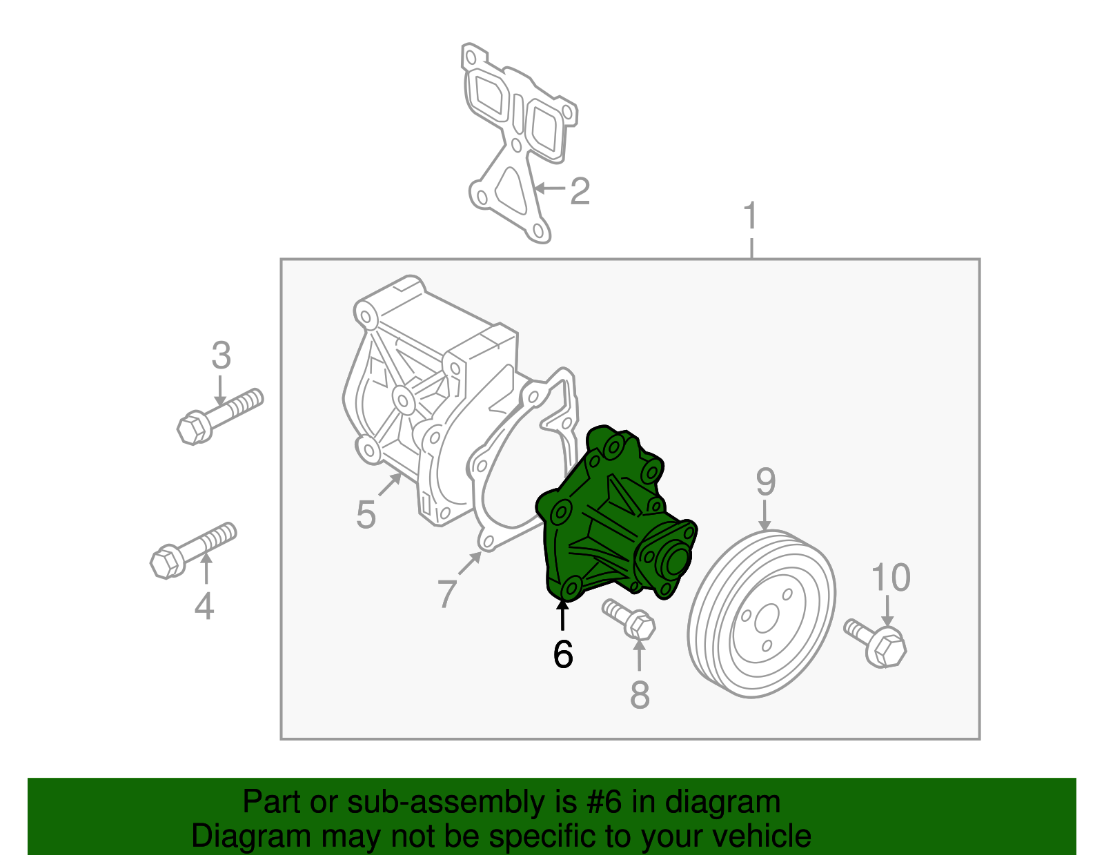 25110-25002 - Water Pump 2006-2013 Kia | Kia.Parts Store