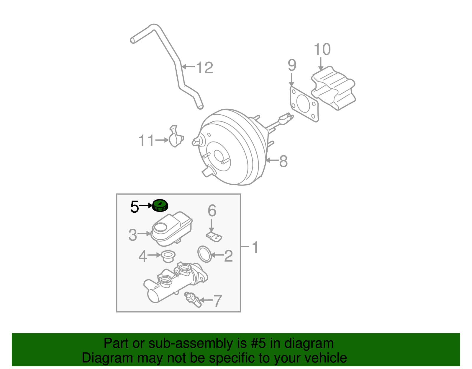 2007-2025 Nissan Reservoir Cap 46020-EA20A | Nissan Parts Central