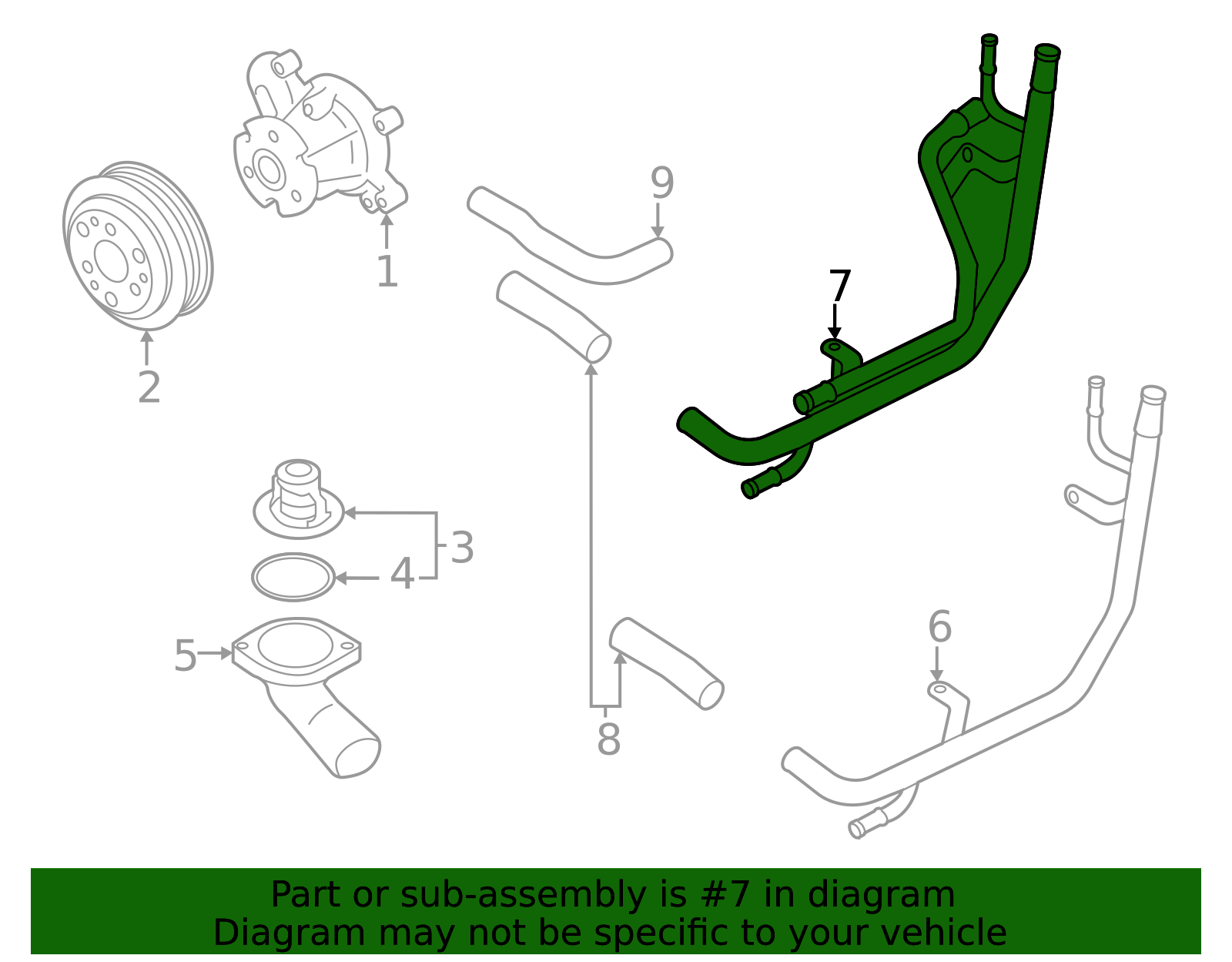 2022-2026 Toyota GR86 HVAC Heater Hose SU003-09022 | Toyota Parts Center
