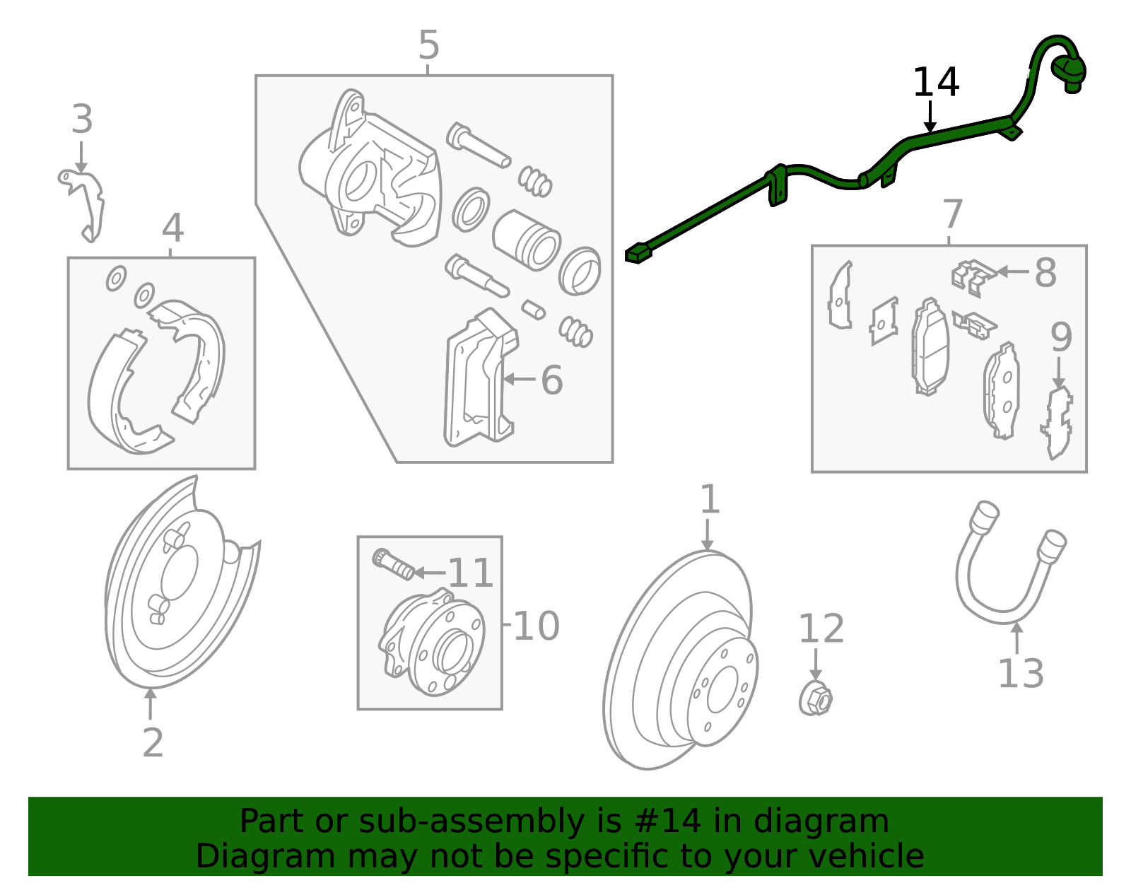 2005-2006 Subaru Rear Speed Sensor 27540AG05B | QuirkParts