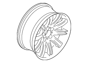 36116760626 - 2004-2010 BMW Double Spoke 120 - Rear (36-11-6-760-626 ...