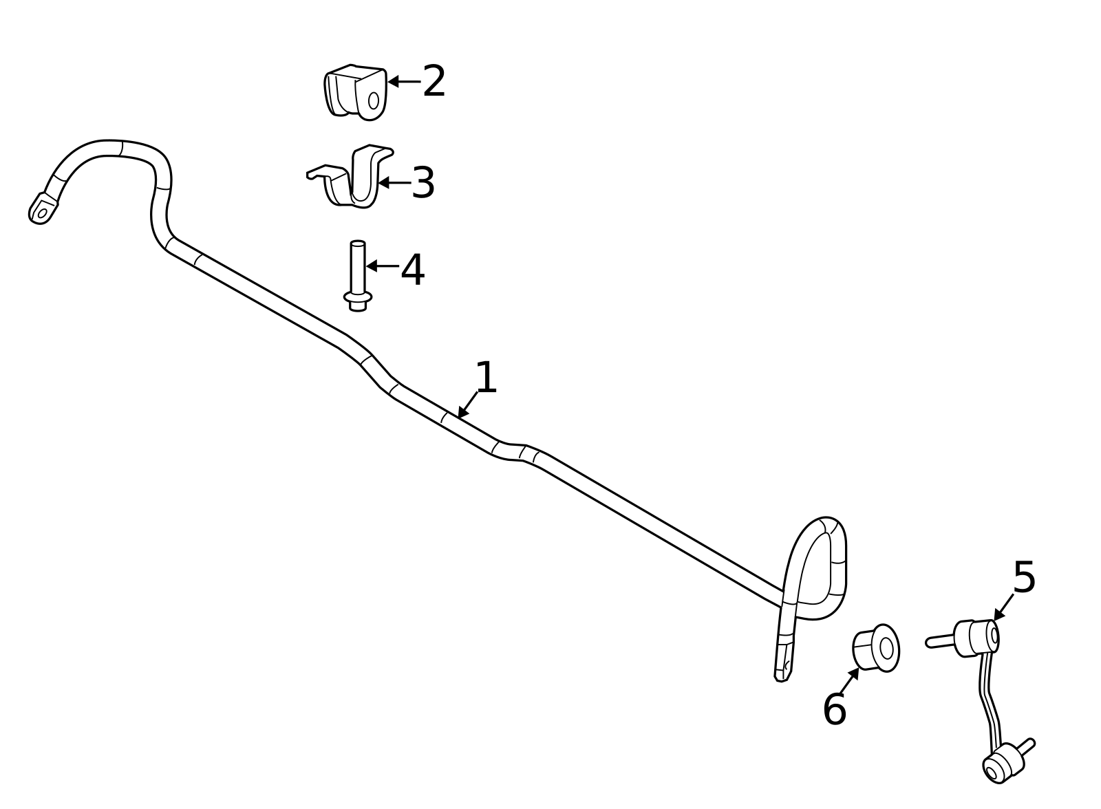 906-323-37-85 - Stabilizer Bar Bushing 2010-2024 Mercedes-Benz ...