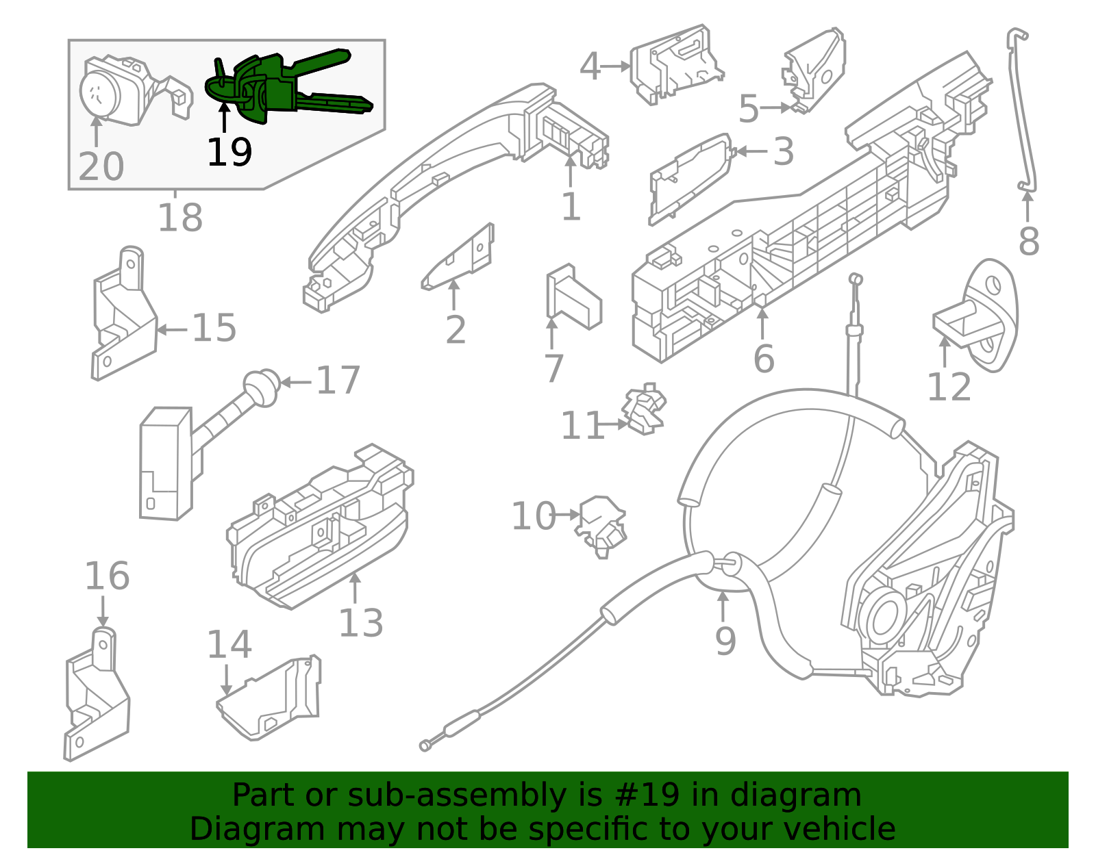 2023-2025 Nissan ARIYA Key H05645MP0A | NissanParts.Online