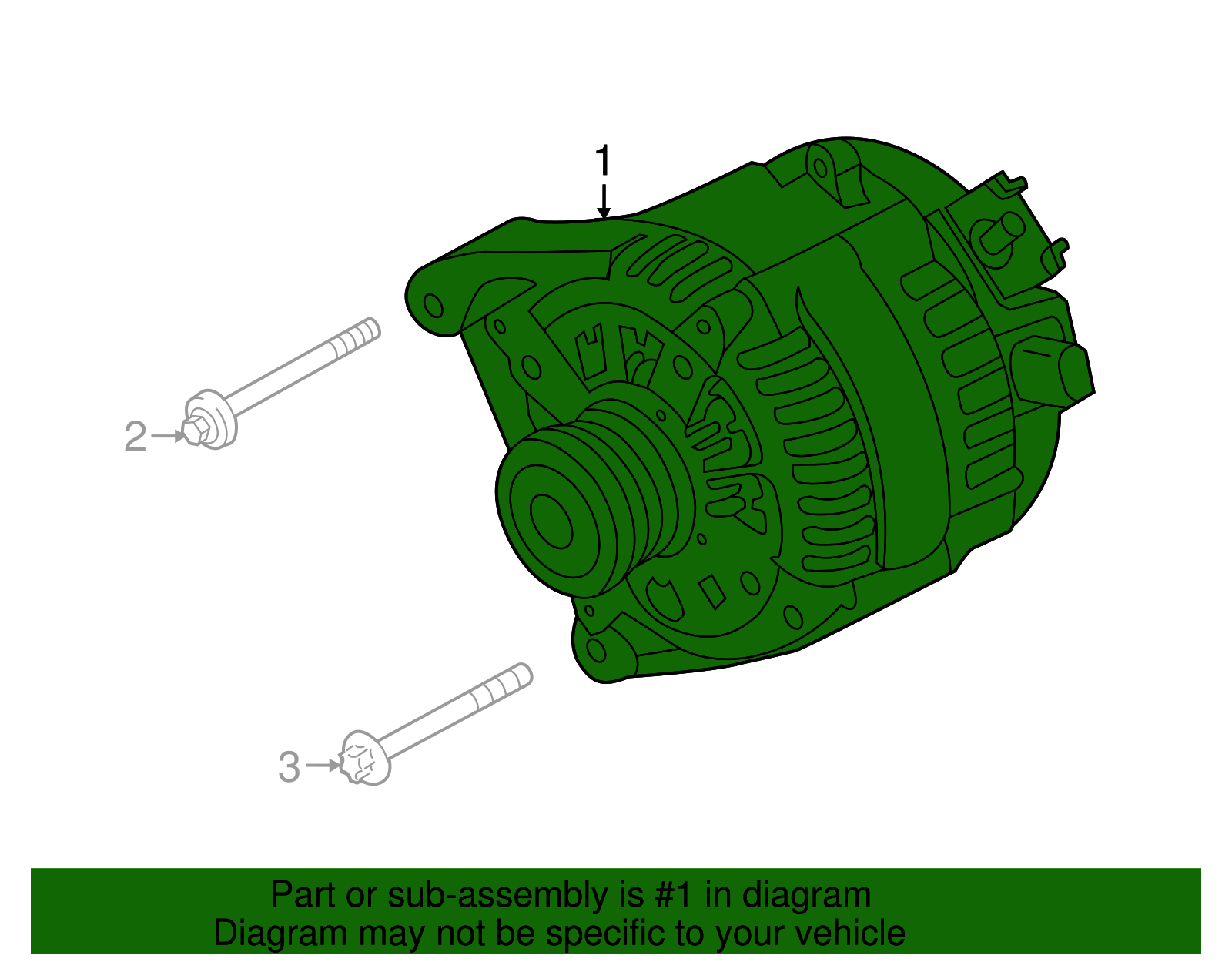 12318645329 - 2017-2021 BMW Alternator (12-31-8-645-329) | BMW of South ...