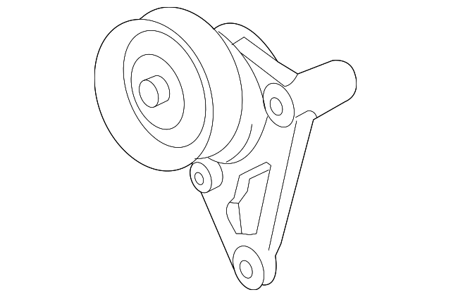 1999-2020 GM Accessory Drive Belt Tensioner Assembly (Replaces Part ...