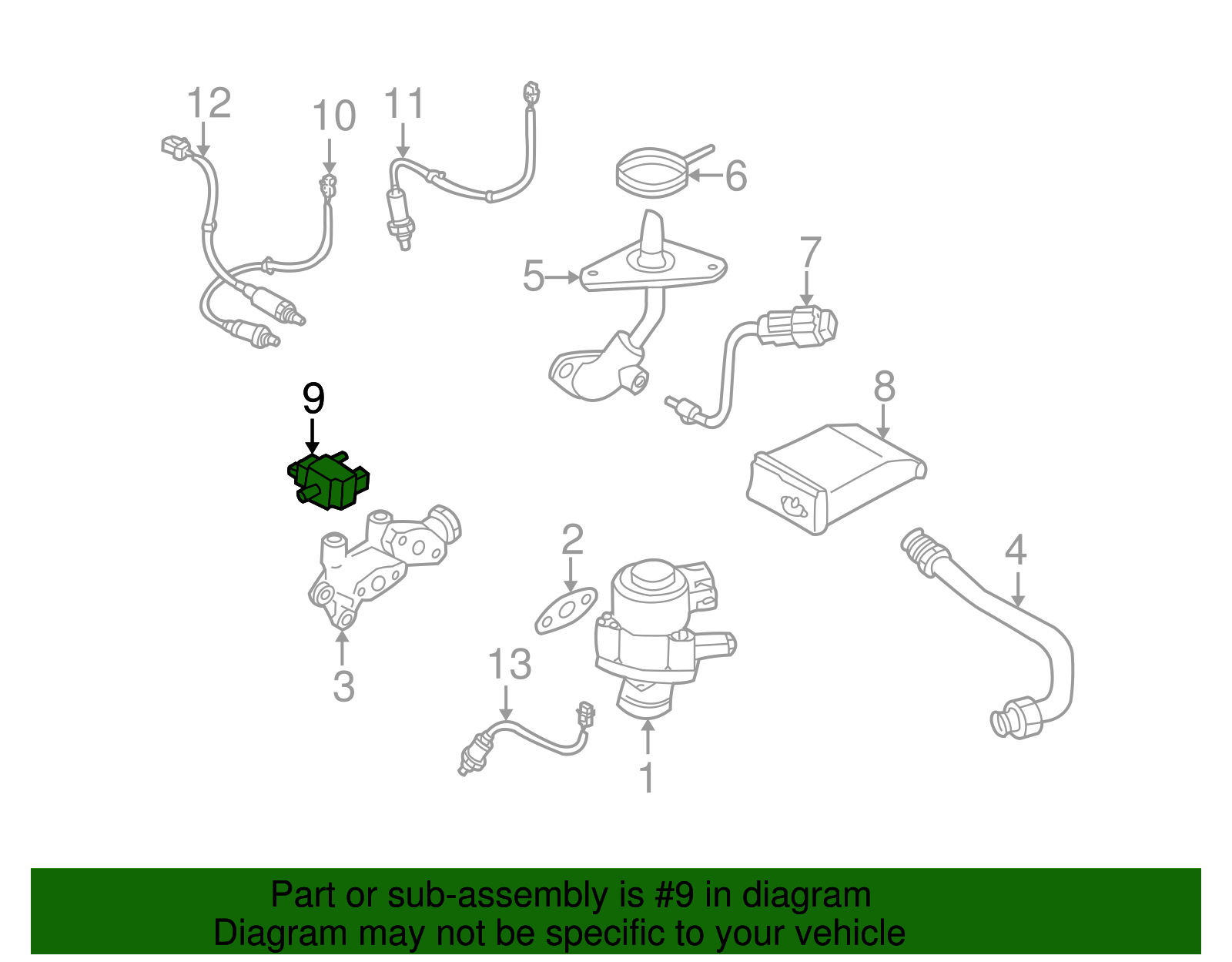 1998-2005 Nissan Vapor Canister Purge Solenoid 14930-9E01A | Jenkins ...