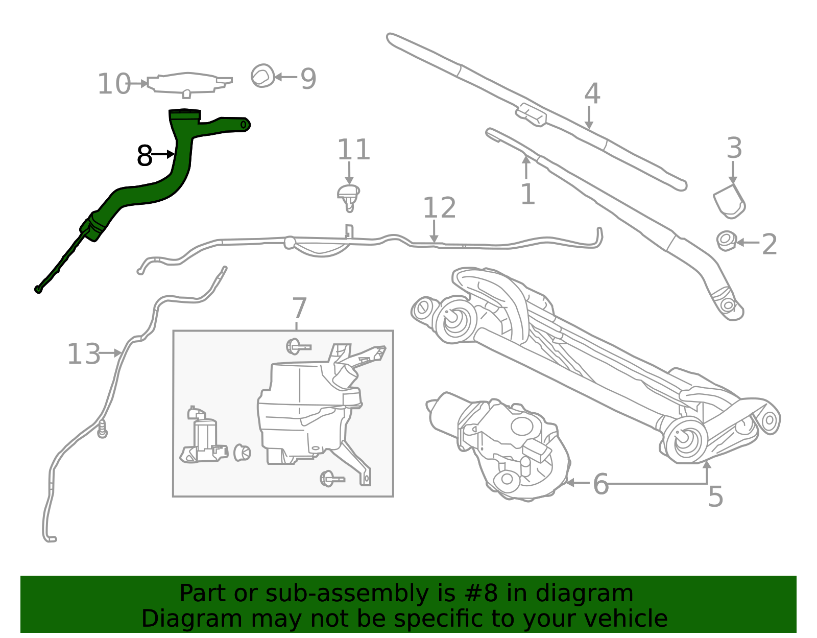 28915-5SK0A - Filler Tube 2018-2019 Nissan LEAF | Official Nissan Parts ...