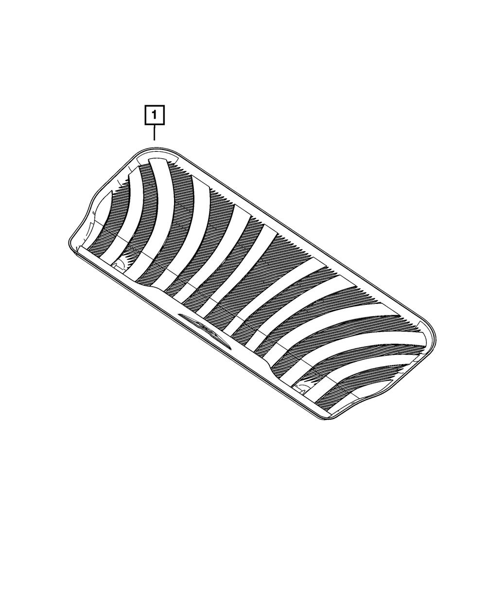 2017-2022 Chrysler Cargo Mat 82214519AD | Hodge Wholesale Parts