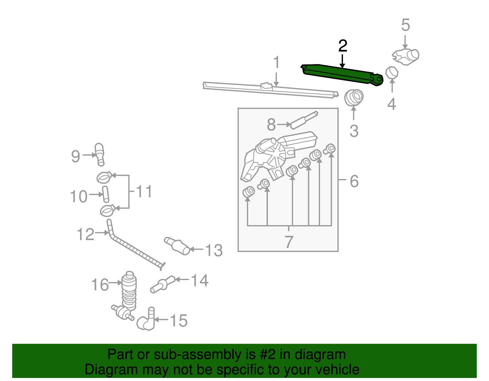 1T0-955-707-C - Volkswagen Wiper Arm 2009-2018 Volkswagen | Performance ...