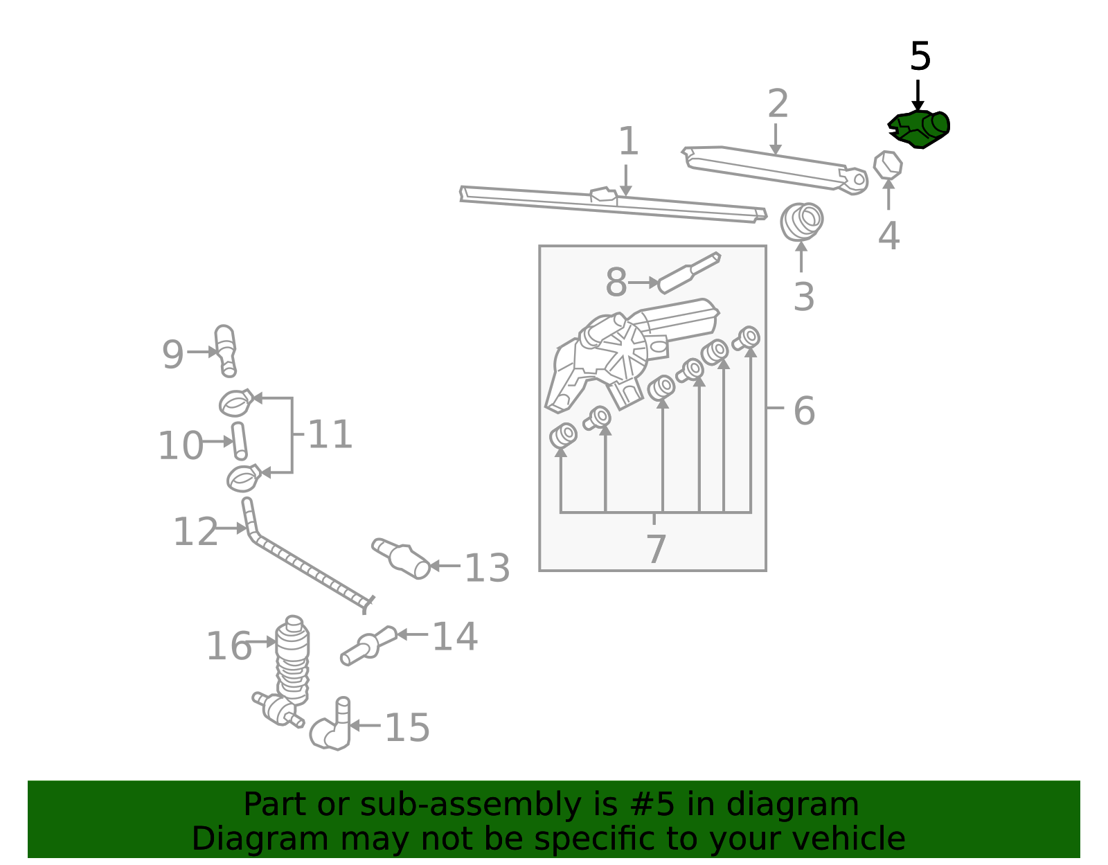 Wiper Arm Cap 6Q6-955-435-D | OEM Parts Online