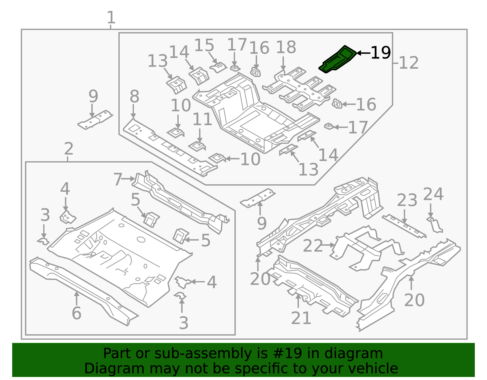 2016-2019 Hyundai Sonata Tow Hook Bracket 65535-E6000 | MotorMotor