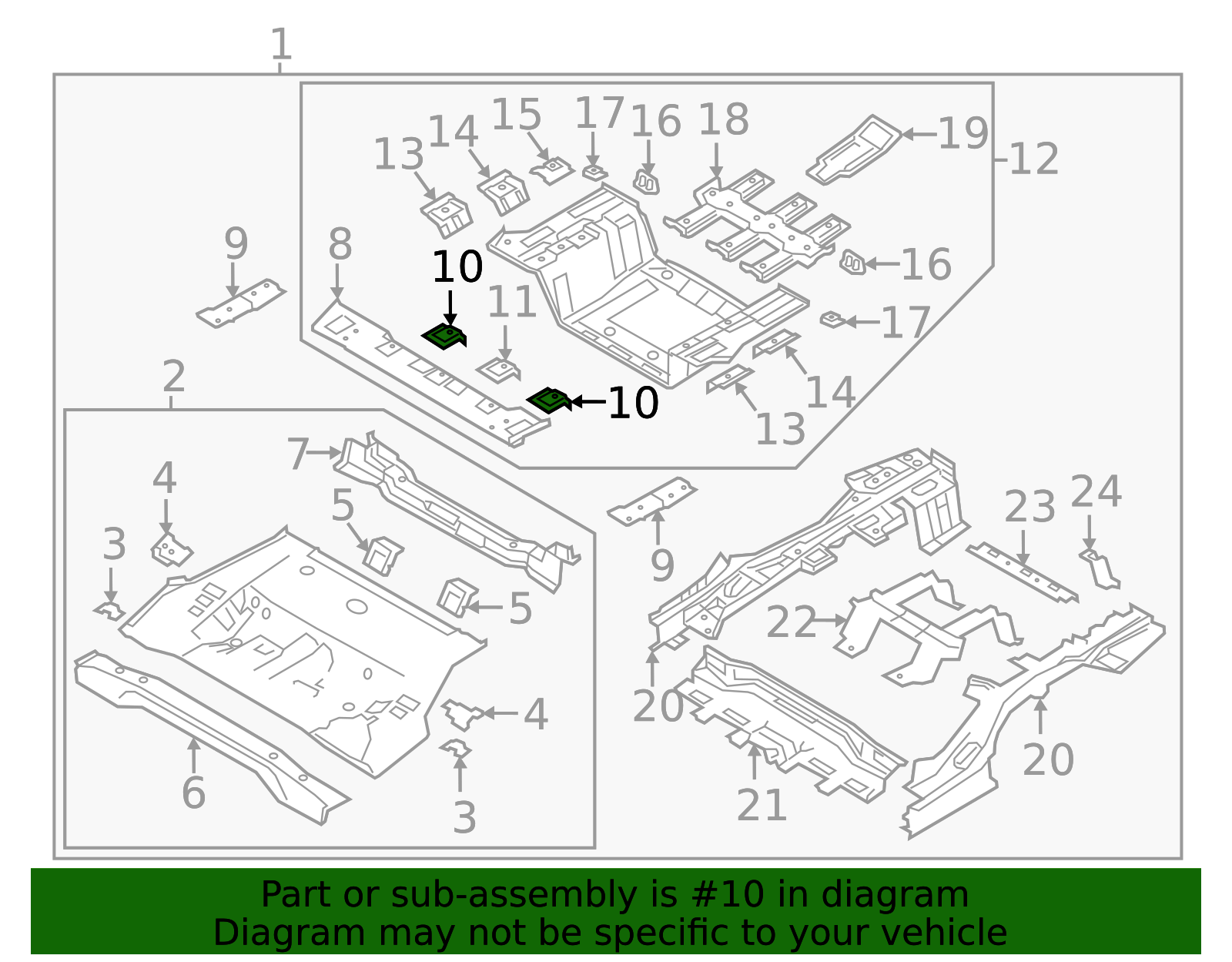 Hyundai - 65275-E6000 - Rear Extension Outer Support - 2016-2019 ...