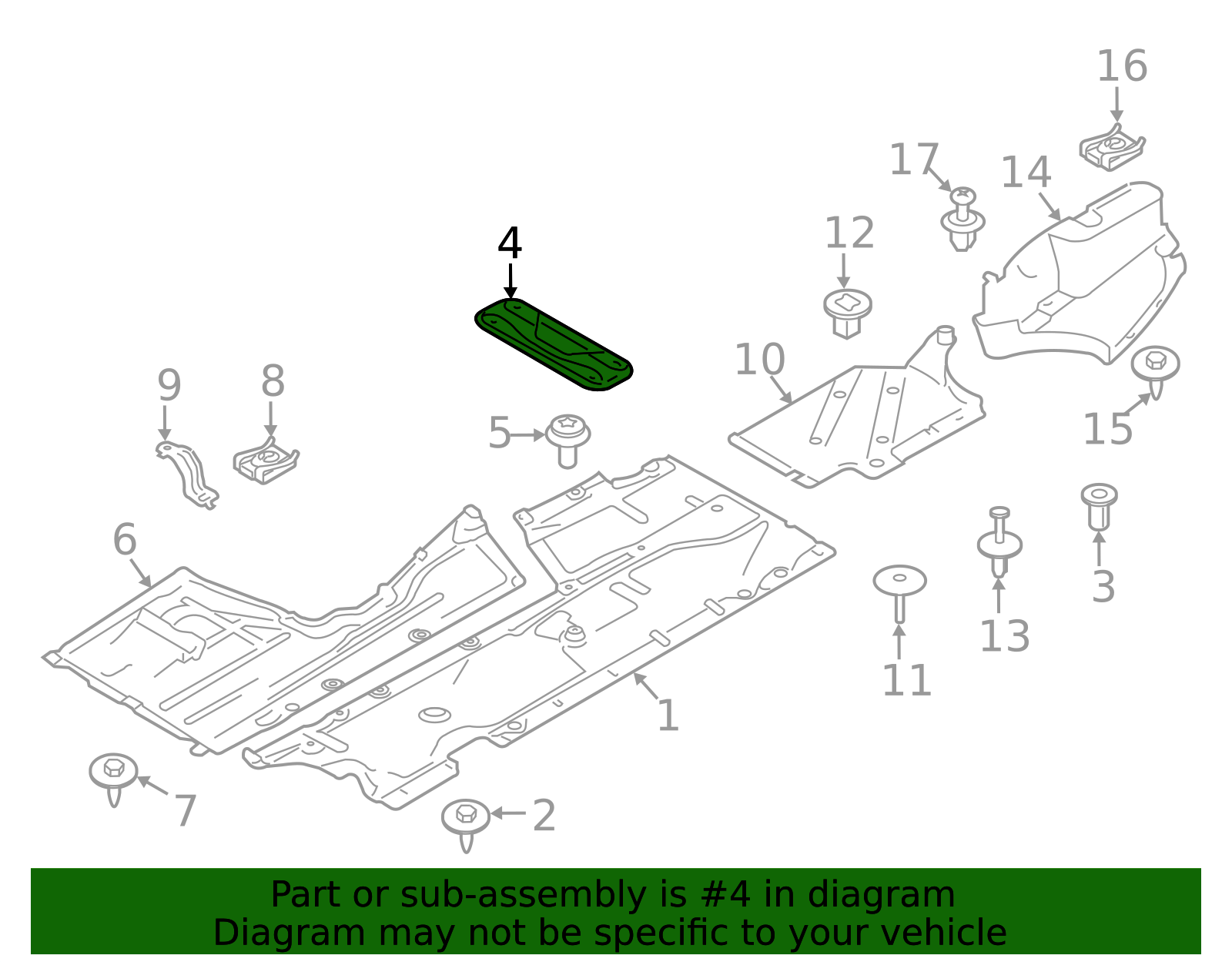 51717425606 - 2012-2020 BMW Connector Plate (51-71-7-425-606) | BMW of ...