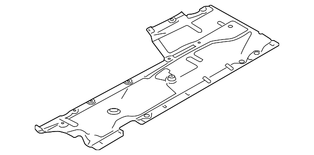 51757241834 - 2012-2021 BMW Under Cover (51-75-7-241-834) | BMW of ...