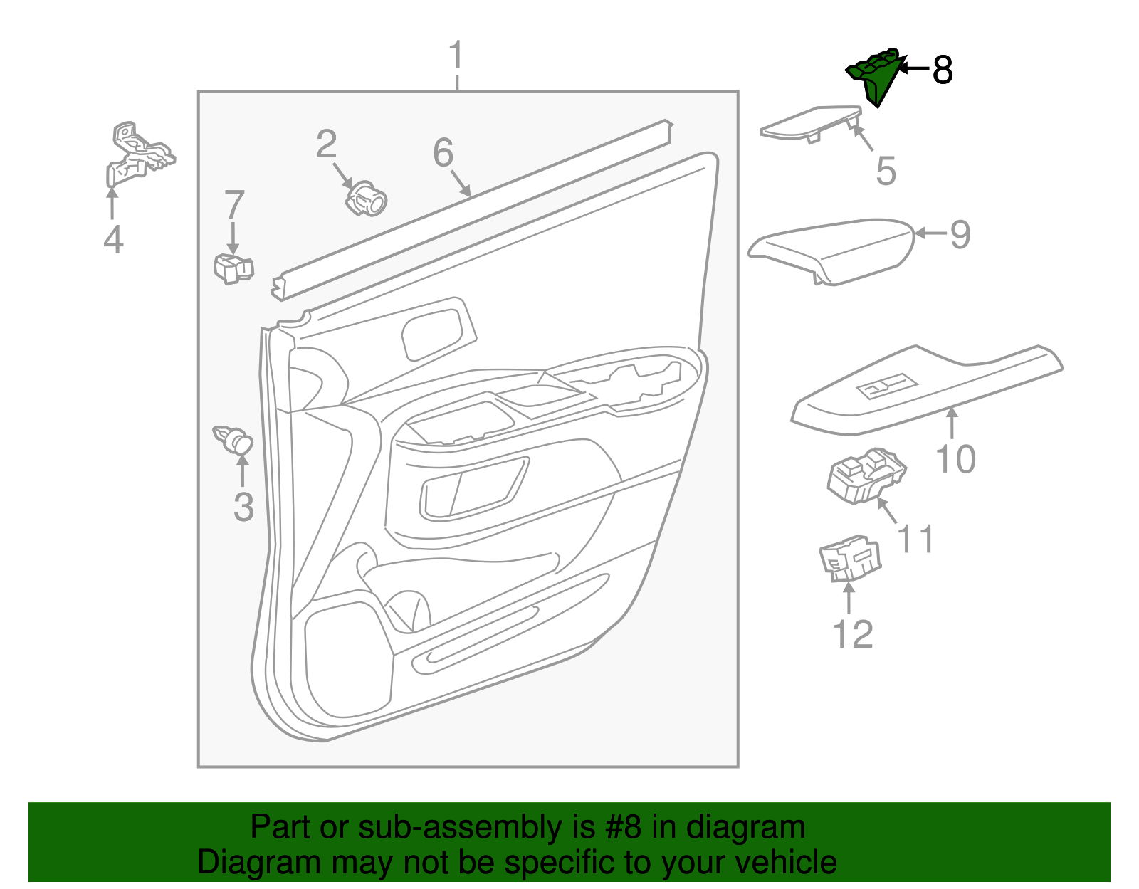 72496-T0A-A01 - Corner Trim 2012 Honda CR-V | Honda Parts Online
