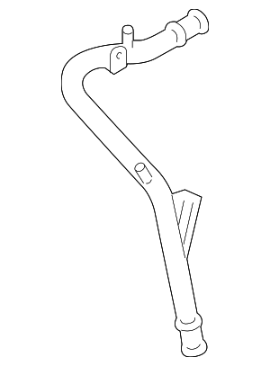 1K0-121-070-AQ - Water Pipe 2006-2015 Audi | Audi OEM Parts Guy