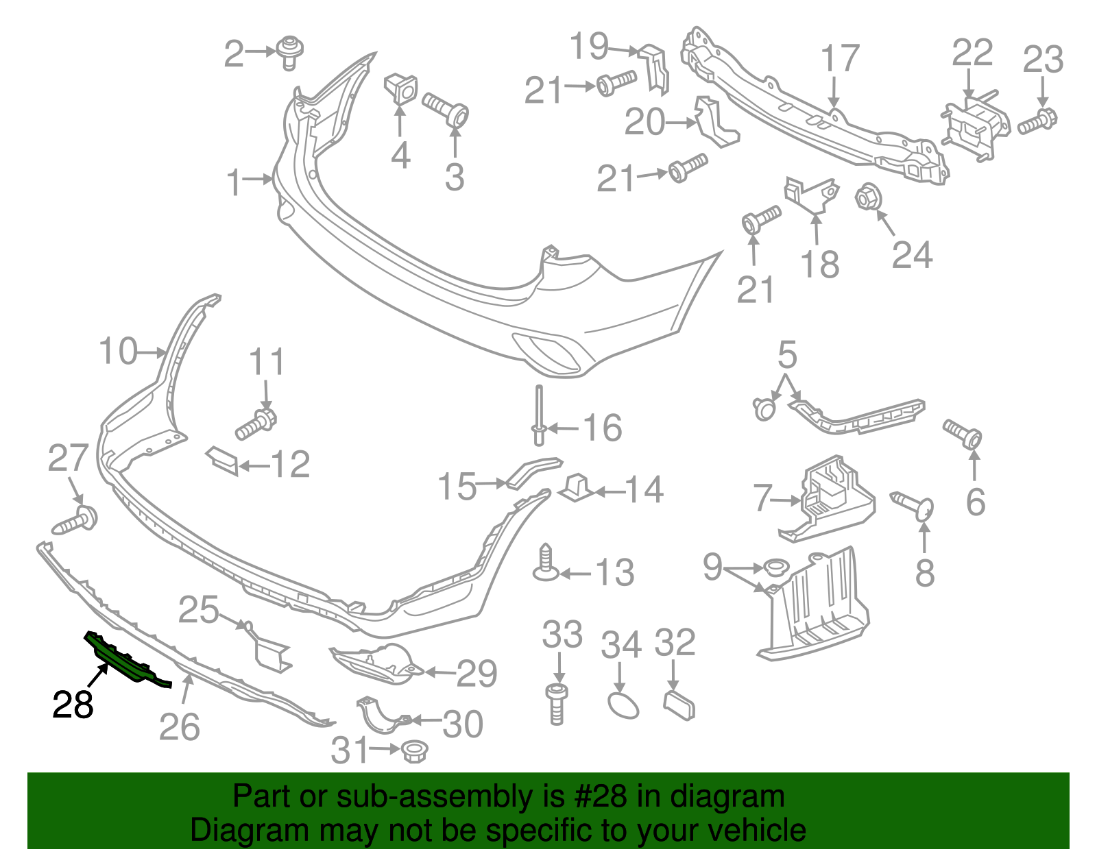 2017-2019 Hyundai Lower Trim 86689-B8700 | OEM Parts Online