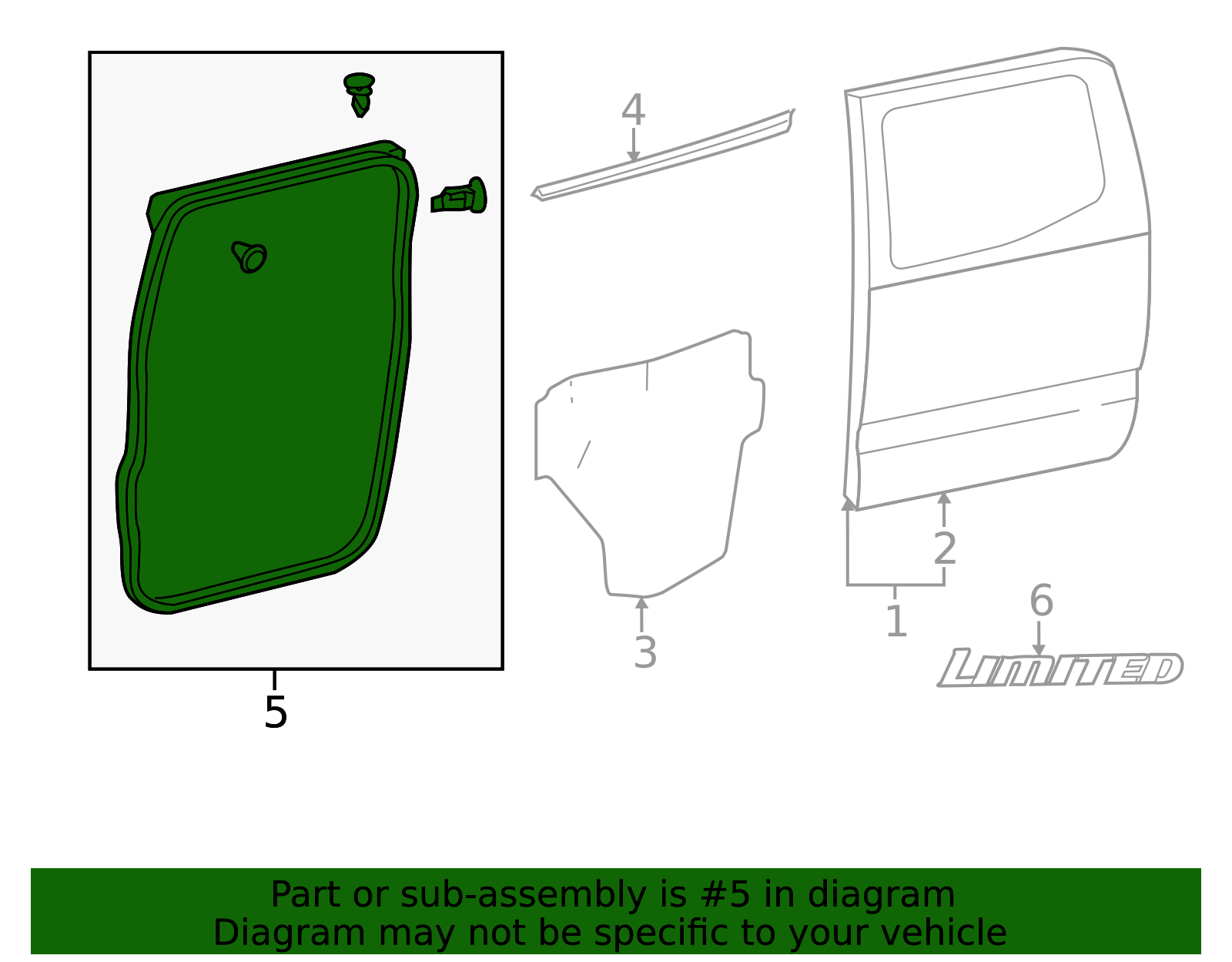 2005-2015 Toyota Tacoma - Door Weather-Strip 67871-04010 | Sparks Parts