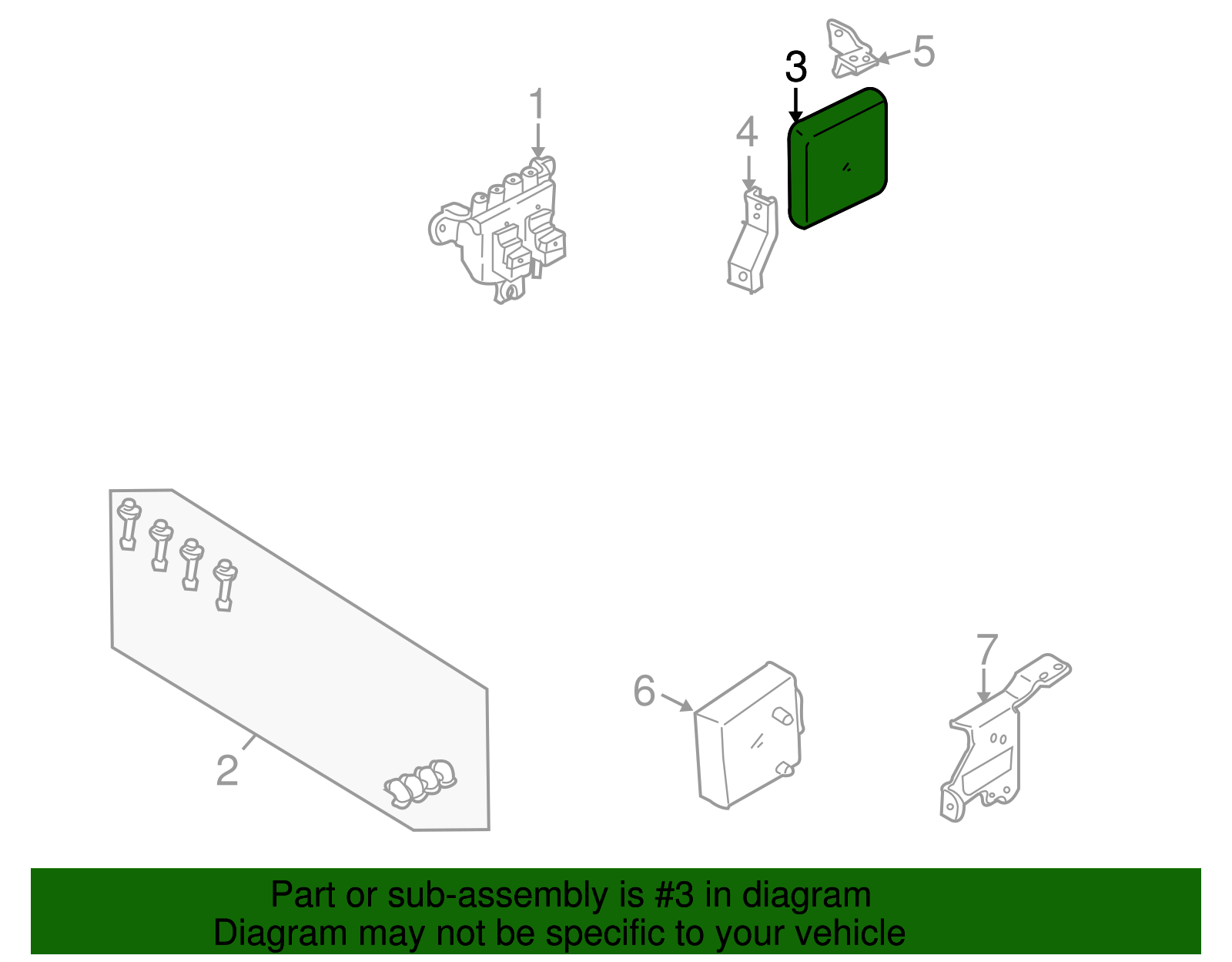 1999 Mazda Miata Engine Control Module (ECM) BP4W-18-881C ...